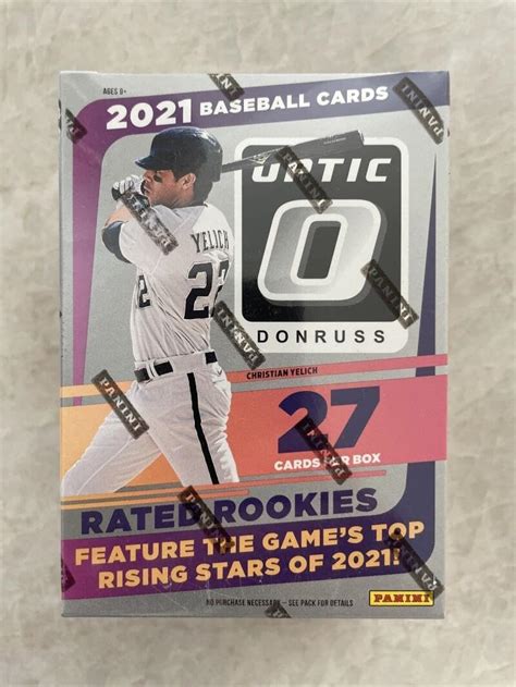 2021 Panini Donruss Optic Baseball Factory Sealed Blaster Box Includes