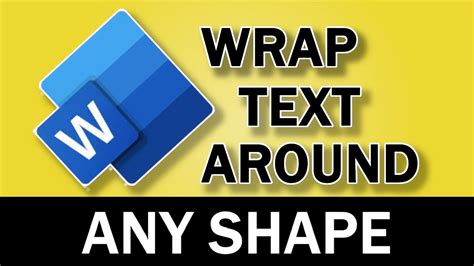 How To Wrap Text Around Any Shape In Word Youtube