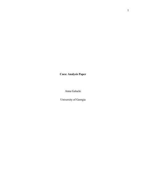 coco analysis pdf