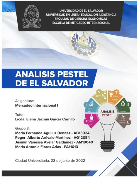 Análisis Pestel De El Salvador Monografías Ensayos De Marketing