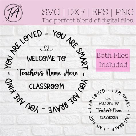 Classroom Svg Classroom Sign Svg Welcome Back Svg Etsy