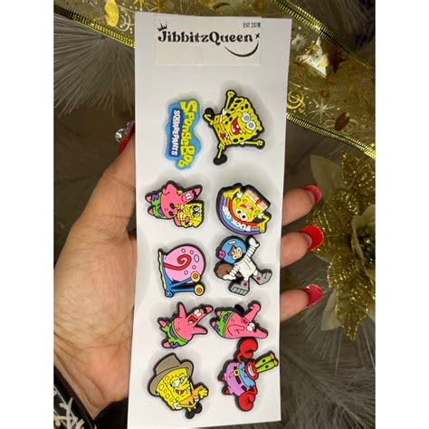 Spongebob Jibbitz Set For Crocs Shopee Philippines
