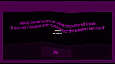 Error Code 65536 1998 Effects Youtube
