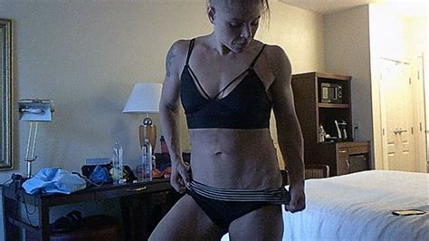 Wrestling Goddess Ava Simone Sexy Muscle Flexing Flexin Danny