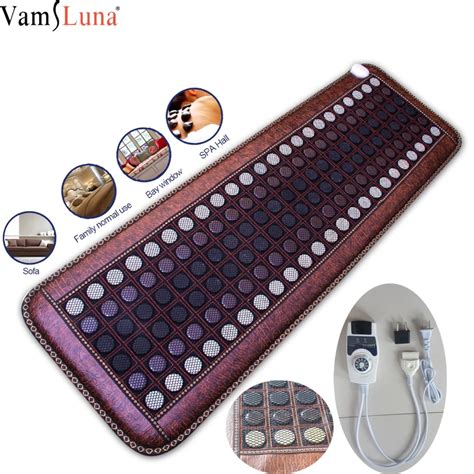Mattress Jade Massage Bed With Heat Therapy Of Stones Tourmaline