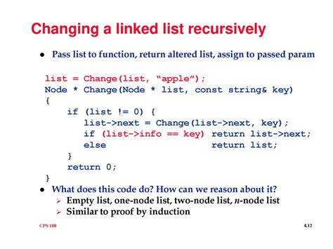 Linked lists Low-level (concrete) data structure, used to implement ...