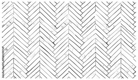 Seamless Pattern Drawing Herringbone Brick Vector Texture Cad Pattern