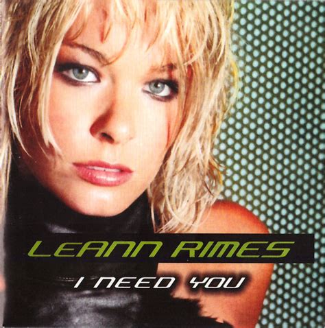 Leann Rimes I Need You 2001 Cd Discogs