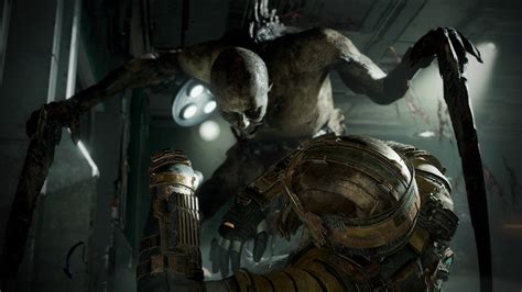 Engenheiro Espacial Blindado Luta Contra Criatura Monstruosa Em Jogo De