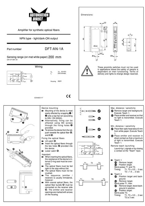 AUTOMATION DIRECT DFT AN A QUICK START MANUAL Pdf Download ManualsLib