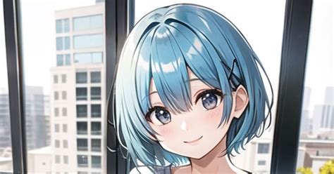 Ai生成 ミニスカレムとカフェデート レムりんラムのイラスト Pixiv