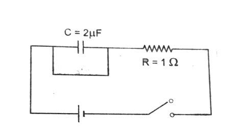 The Capacitive Time Constant Of The RC Circuit Shown In The Figure