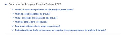 Concurso Receita Federal órgão Lança Página Sobre Dúvidas Do Edital