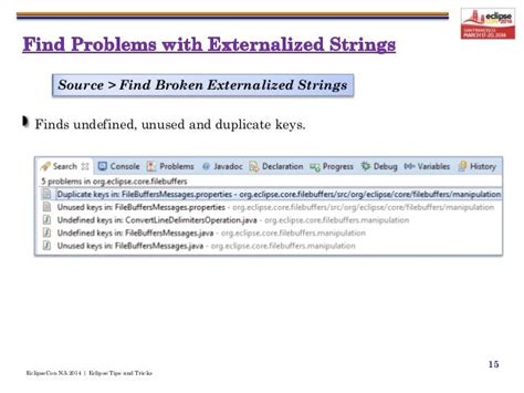 Eclipse Tips And Tricks Eclipsecon North America 2014