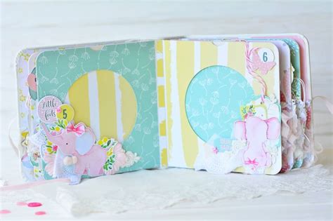 Mini albums, Scrapbook albums, Little elephant