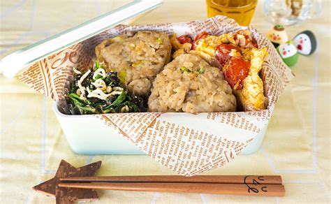 鶏ごぼうの炊き込みおにぎり弁当 からだとあたまが喜ぶお弁当レシピ Ns Kitchen