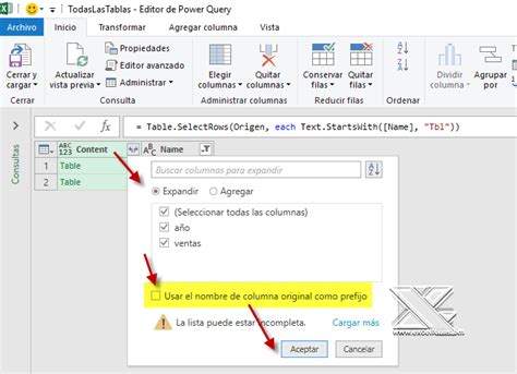 power query anexar todas las tablas de un libro excel foro un blog