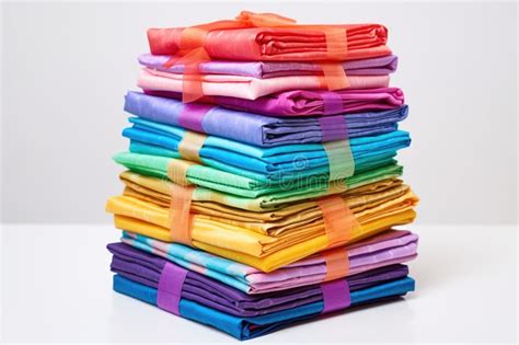Stack Of Colorfully Wrapped Boxes As A Clue Stock Image Image Of