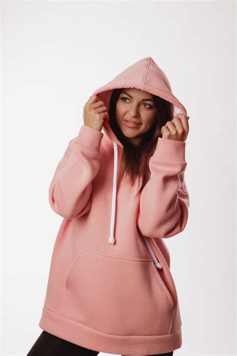 Худі жіночі довгі модні 48 фото