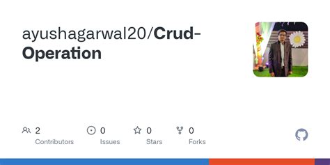 GitHub Ayushagarwal20 Crud Operation