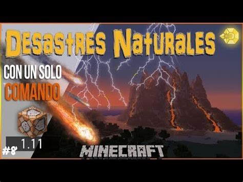 Desastres Naturales Con Un Click En Minecraft No Mods Multiplayer Youtube