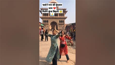 चलो रे मन श्री वृंदावन धाम🙏 मिलेंगे कुंज बिहारी 🙏 वृंदावनधाम वृंदावन