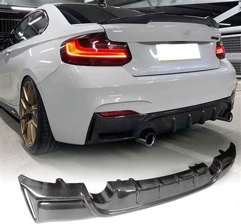Carbon Fiber Rear Diffuser Fits For Bmw 2 Series F22 F23