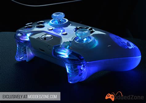 Skulls Blue Xbox One Custom Modded Controller With Illuminating Buttons 35 Mods