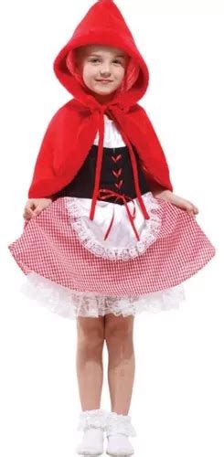 Disfraz Para Niñas Caperucita Roja Halloween Fiestas Cosplay Cuotas