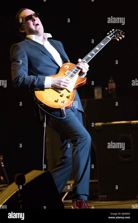 London Uk American Blues Guitarist Joe Bonamassa Performs His 4th And