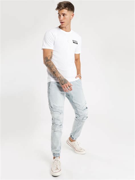 Henleys Nico T Shirt White Glue Store