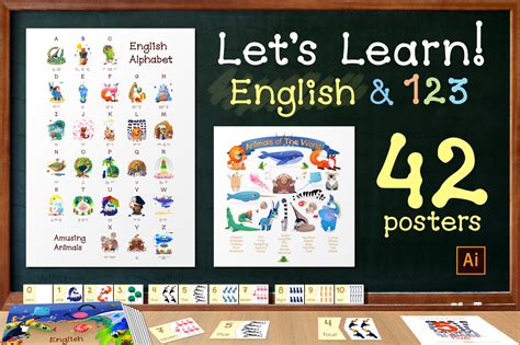 Vector English Learning By Windmade Thehungryjpeg