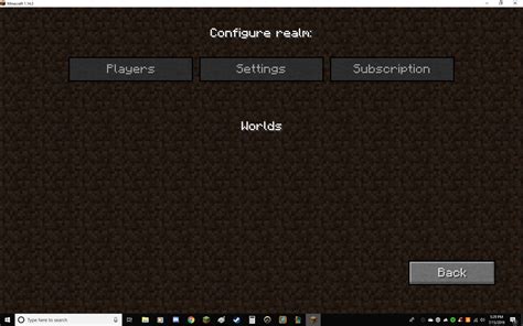 Cant Configure My Realm When I Click Configure Realm I Cant Add Players Or Anything I Do Own