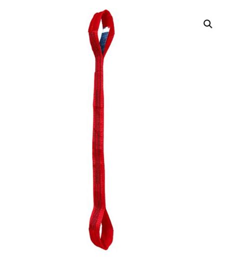 Elingue sangle plate boucles simples renforcées CMU 5 tonnes