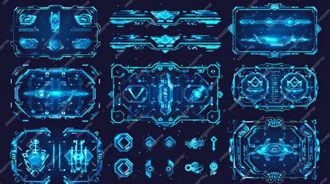 Hud Ui Interface Graphic Pack Futuristic User Interface Graphic Box For