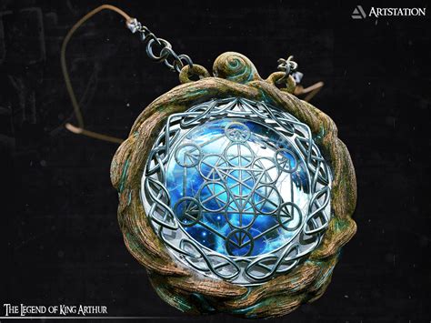 Artstation Merlins Amulet Martin Garcias Ticoulat Amulet Legend