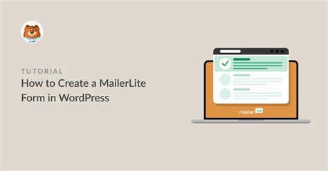 How To Create A Mailerlite Contact Form In Wordpress 5 Steps