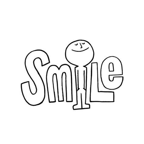 Smile英文字母卡通人物手绘男孩简笔英文字母 烫画库