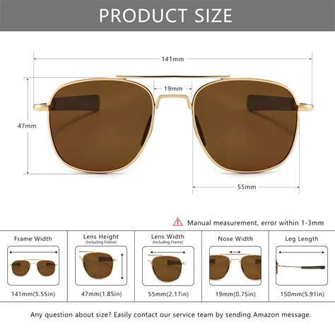 Sungait Mens Military Style Polarized Pilot Aviator