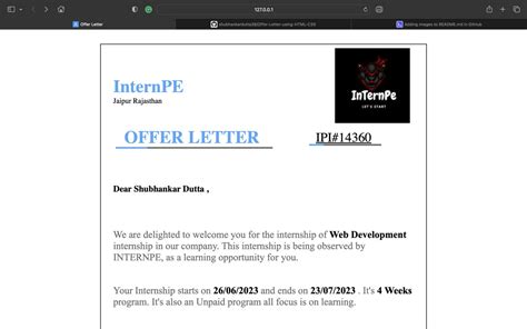 shubhankar dutta on linkedin internshipopportunity internpe