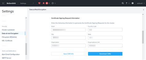 Test The Integration By Enabling Data At Rest Encryption Nshield Docs
