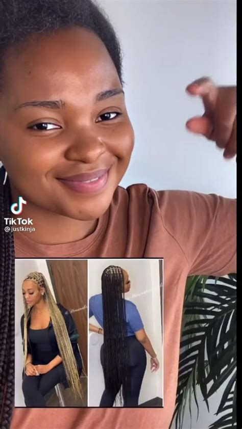 DIY Knotless Box Braids Natural Hair Styles Braids Hair Care