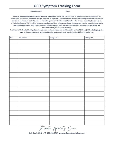 Adhd Comparison Chart Adhd Behavior Tracking Chart