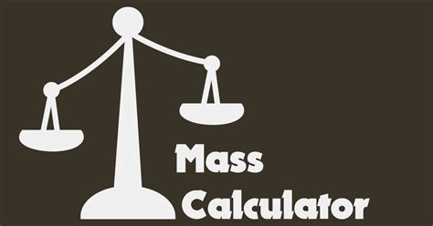 Mass Calculator Physics Unity Asset Store