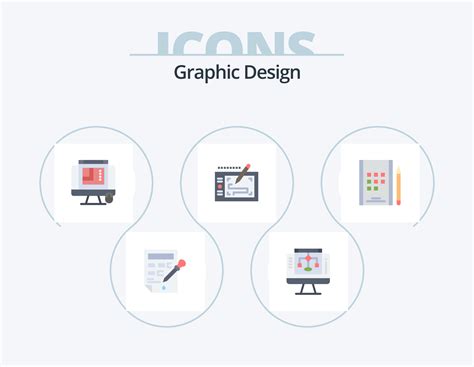 Graphic Design Flat Icon Pack Icon Design Notebook Layout Css Design Presentation Tablet