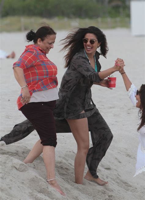 Priyanka Chopra On The Beach In Miami Beach 05142017 • Celebmafia