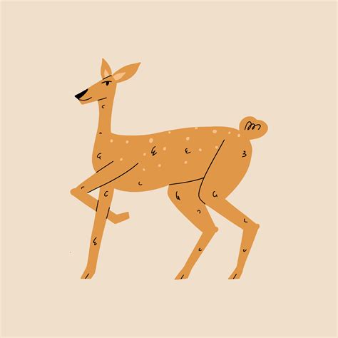 Roe Vector Illustration In Hand Drawn Style 25535109 Vector Art At