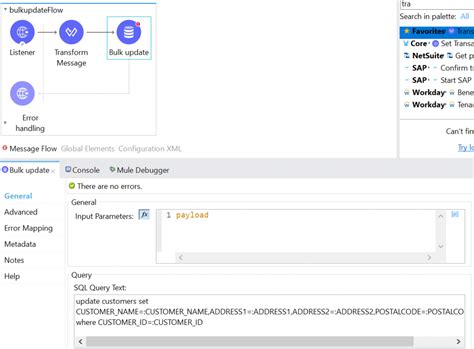 Bulk Update Operation In DB Connector In Mule 4 Mulesoft Tutorials