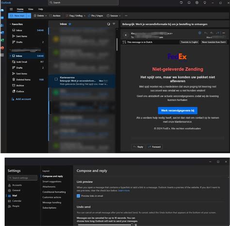 Outlook Link Preview Is Set To On But Still No Preview Is Shown I Microsoft Community