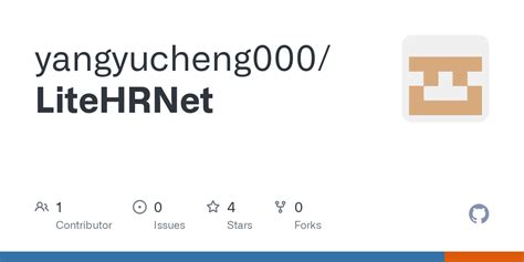 Github Yangyucheng000litehrnet